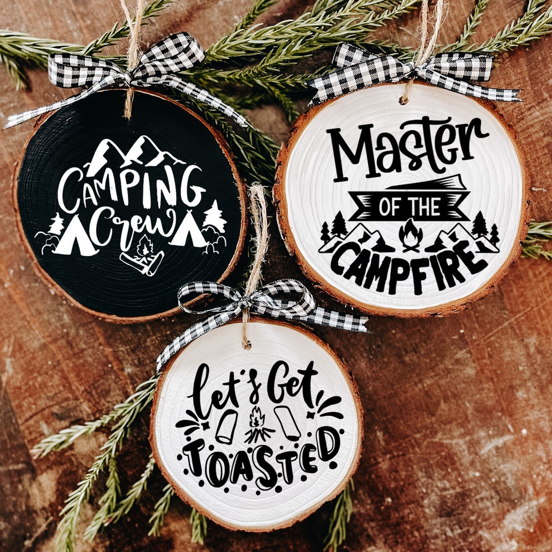 Campfire Camping Ornaments Camp Gift RV Owner RV Accessory - Etsy