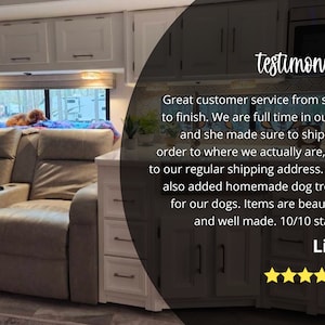 Maddie RV Light Cover for Camper Natural Beige, RV Accessory for Inside ...