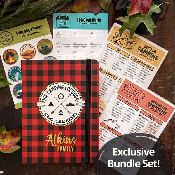 Rv Camping Journal Logbook Personalized - Etsy