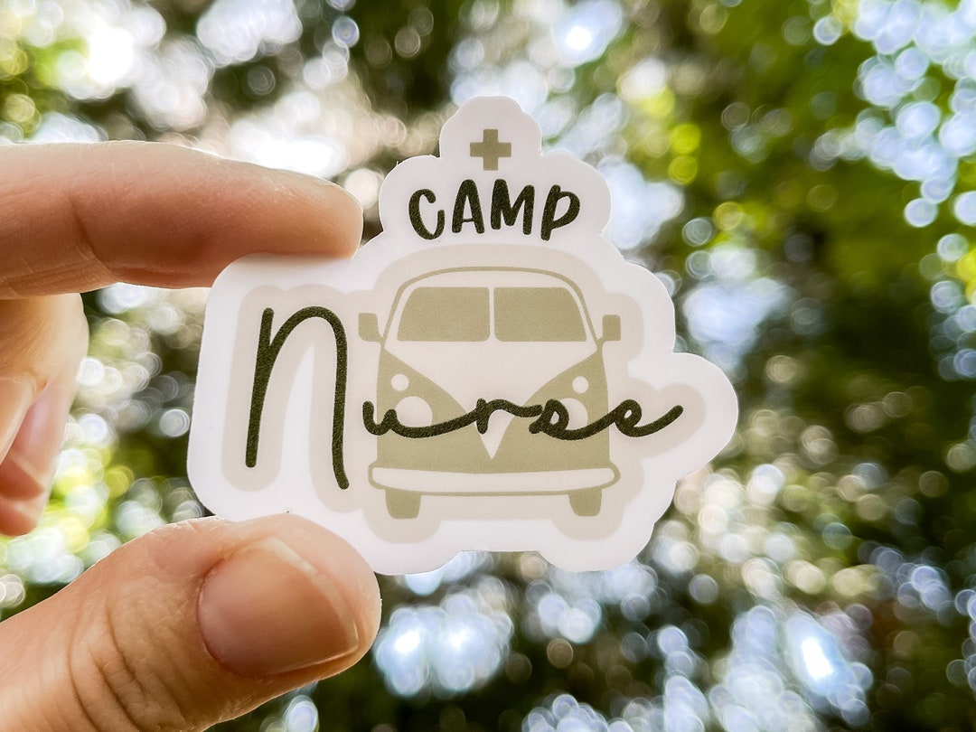 Camp Nurse Sticker Gift for Summer Camp Counselors Medical - Etsy