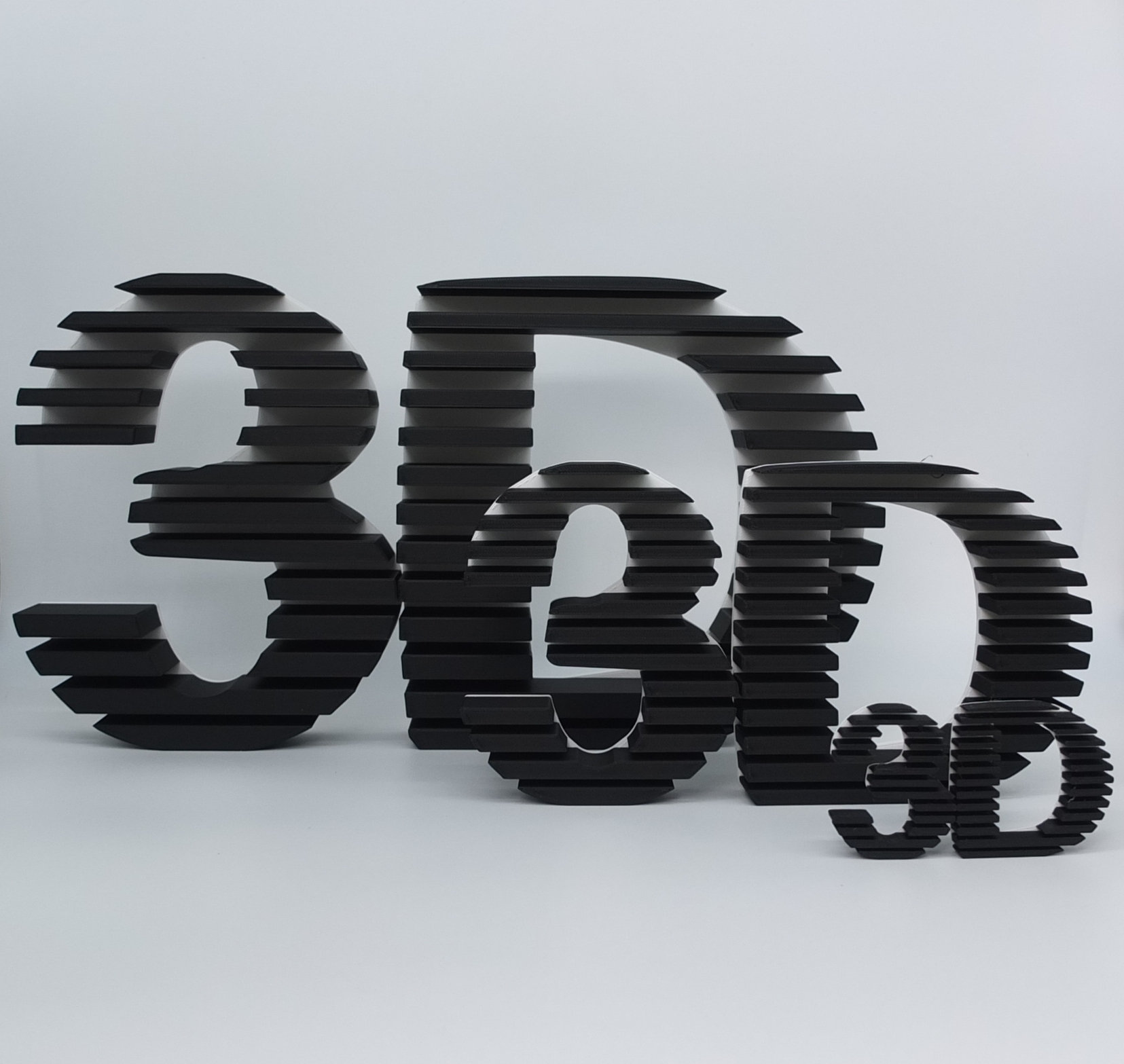 3D Printing Font Name Lettering Individual Configuration for Every ...