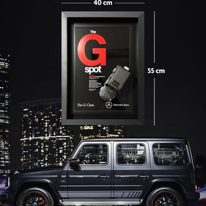 G Class Wall Art, Movie Poster, Mercedes Diecast, Gift for Car Lovers ...