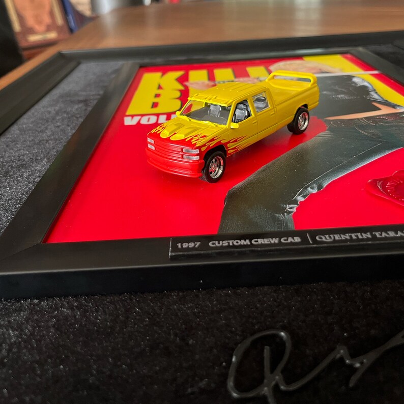 Handmade Kill Bill 2 Framed Movie Poster, Diecast Car Collection - Etsy