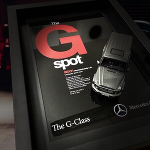 G Class Wall Art, Movie Poster, Mercedes Diecast, Gift for Car Lovers ...