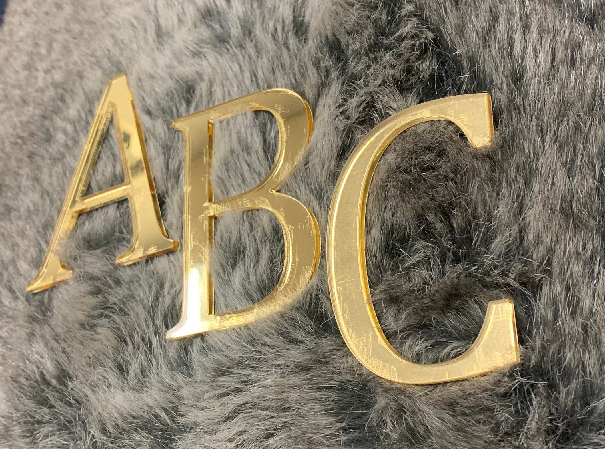 Acrylic Letters Wedding Signage & Birthday Letters Gold - Etsy