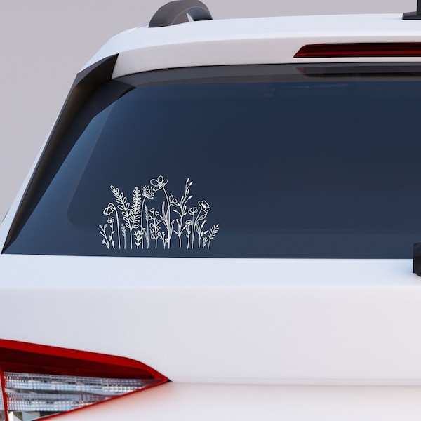 Wildflower Window Stickers - Etsy