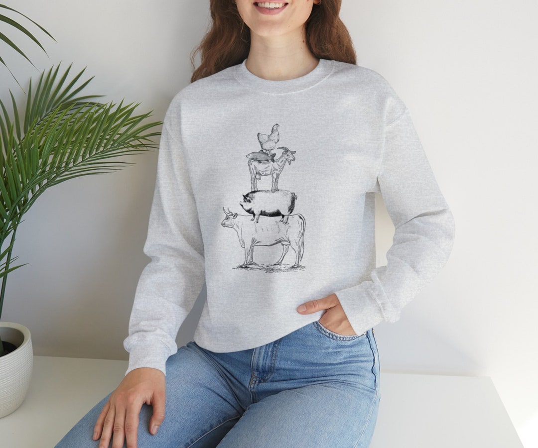 Carnivore Food Pyramid Sweater, Eat Meat Crewneck, Keto Sweatshirt ...