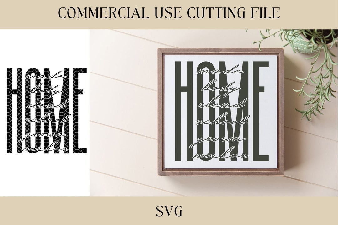 Home Made Maker Stead School Designs SVG Homestead SVG Digital Download ...