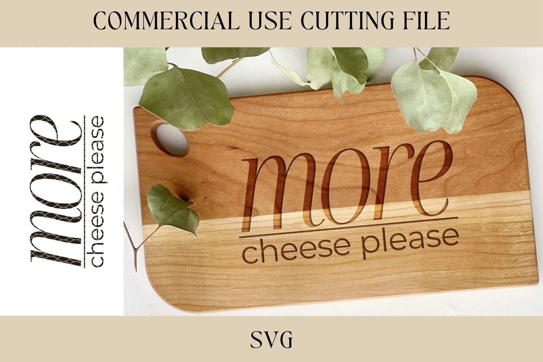 More Cheese Please Cutting Board Designs SVG Tray SVG Digital Download ...