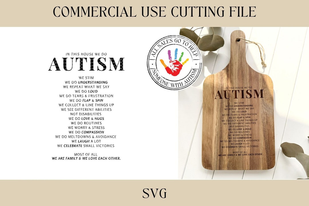 In This House We Do Autism | Autism SVG | Digital Download | Printable ...