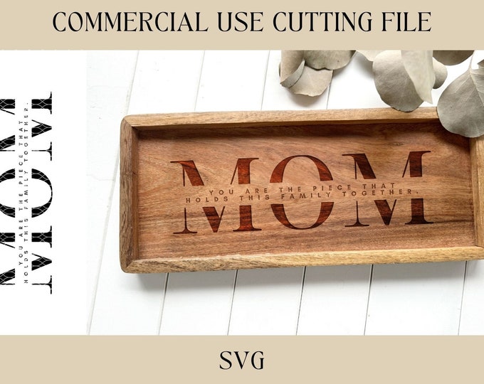 Mom Piece That Holds Us Together Catch All Tray Designs SVG | Key Tray ...