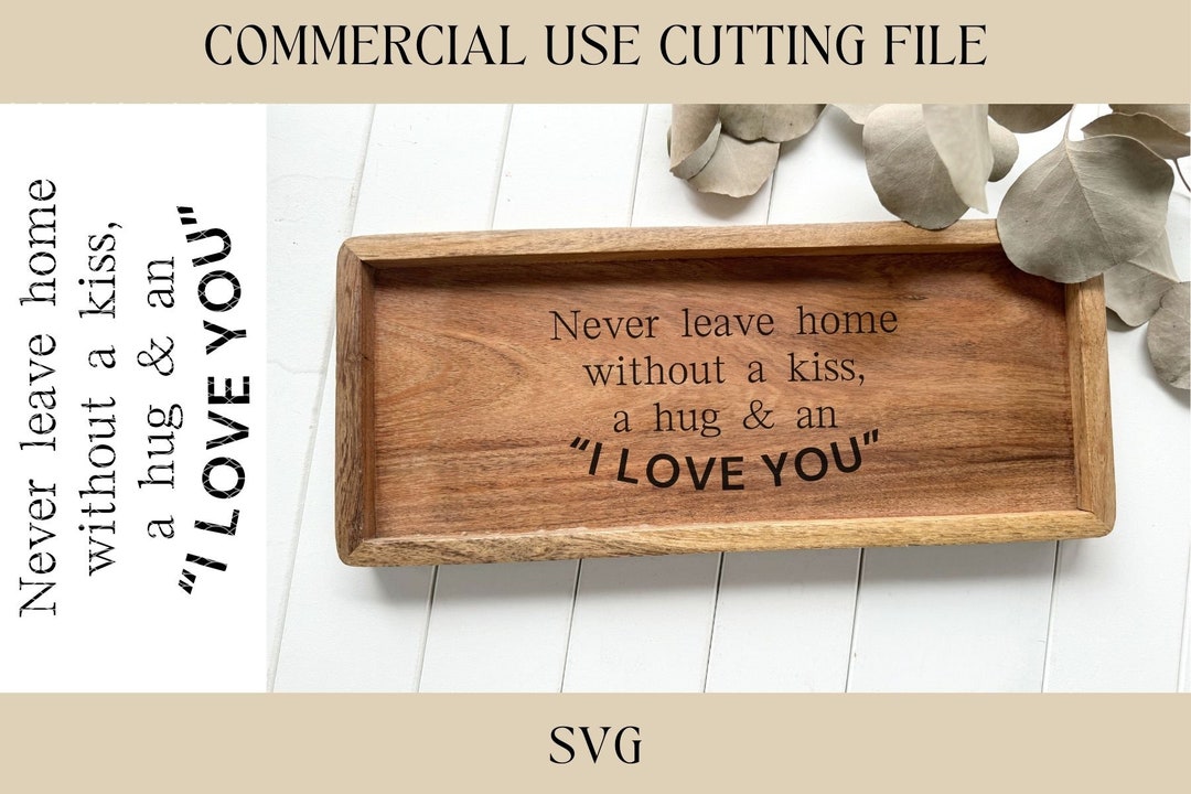 I Love You Catch All Tray Designs SVG | Key Tray SVG | Digital Download ...
