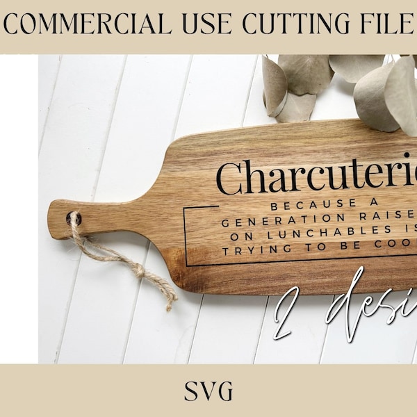 Charcuterie Board Svg - Etsy