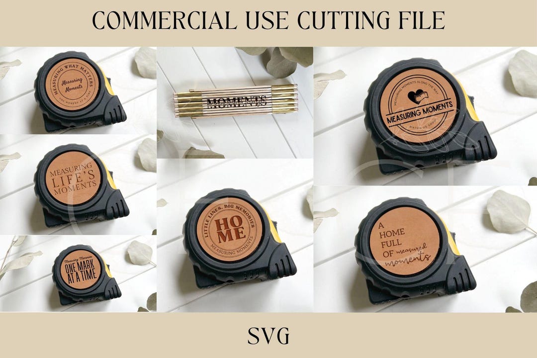 Set of 7 Measuring Moments Bundles SVG | Digital Download | Laser File ...