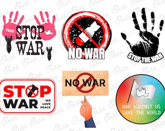 No More War Svg - Etsy
