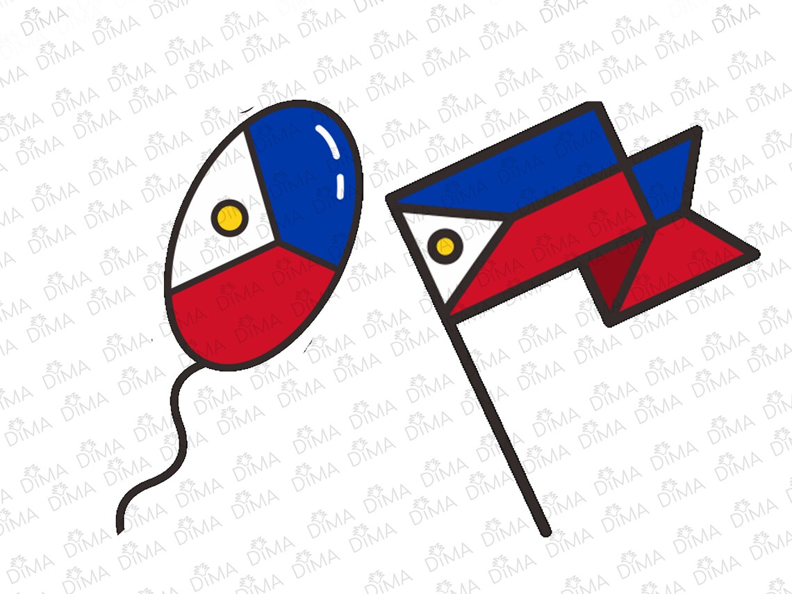 Philippines Flag Holding Bundle (4), Philippines National Country ...