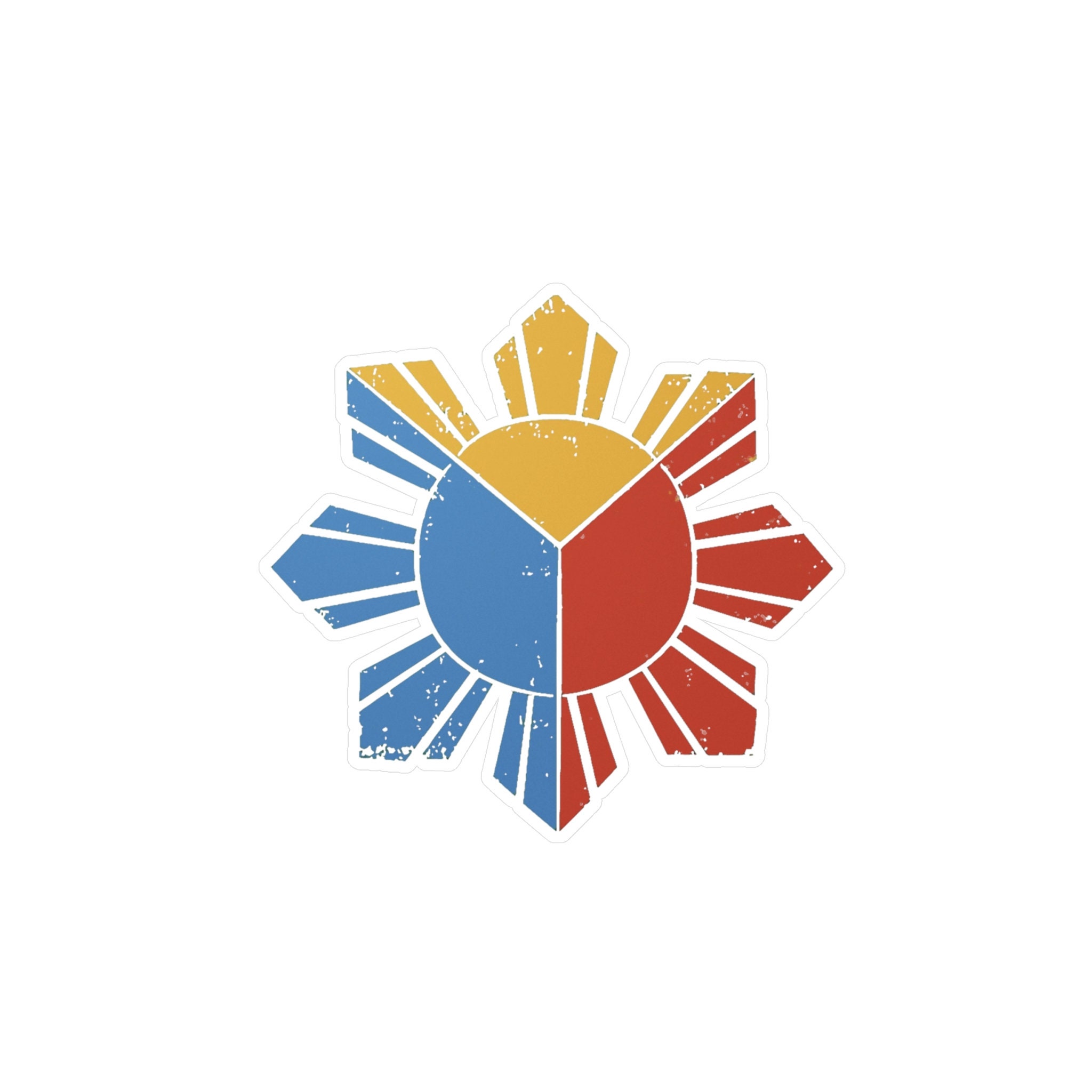 Philippines Sun Cut Vinyl Decals - Etsy