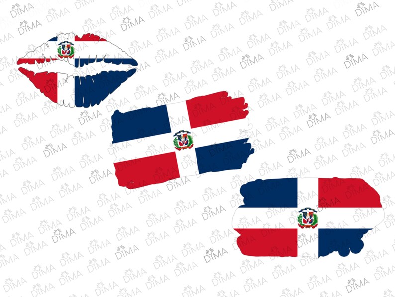 Dominican Republic Flag Bundle (6), Coat of Arms of the Dominican ...