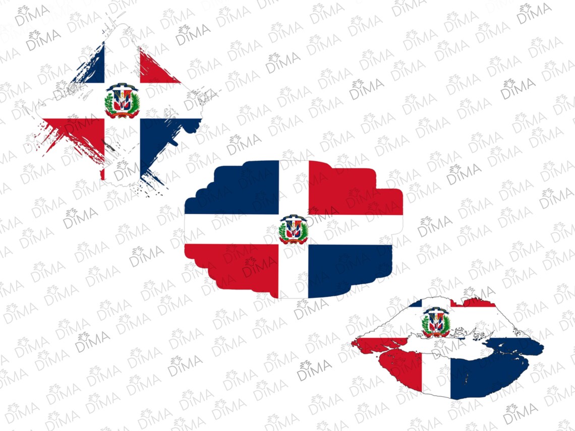 Dominican Republic Flag Bundle (6), Coat of Arms of the Dominican ...