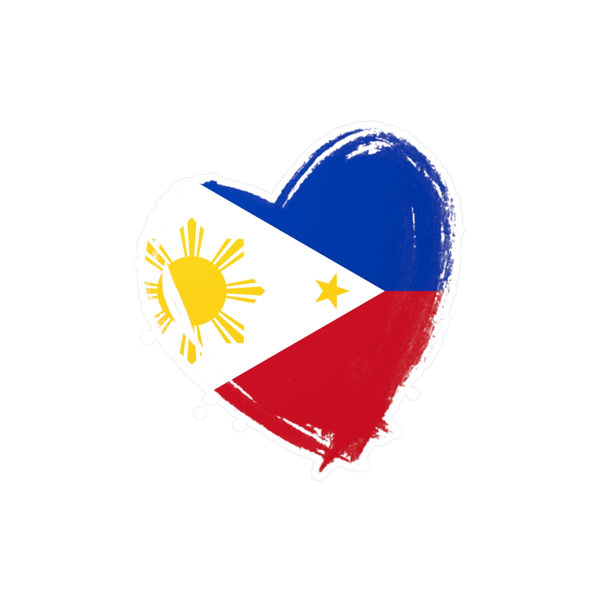 Philippines Heart Cut Vinyl Decals - Etsy