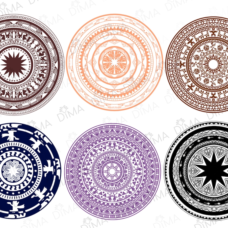 Circle Patterns Svg - Etsy