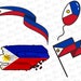 Philippines Flag Holding Bundle (4), Philippines National Country ...