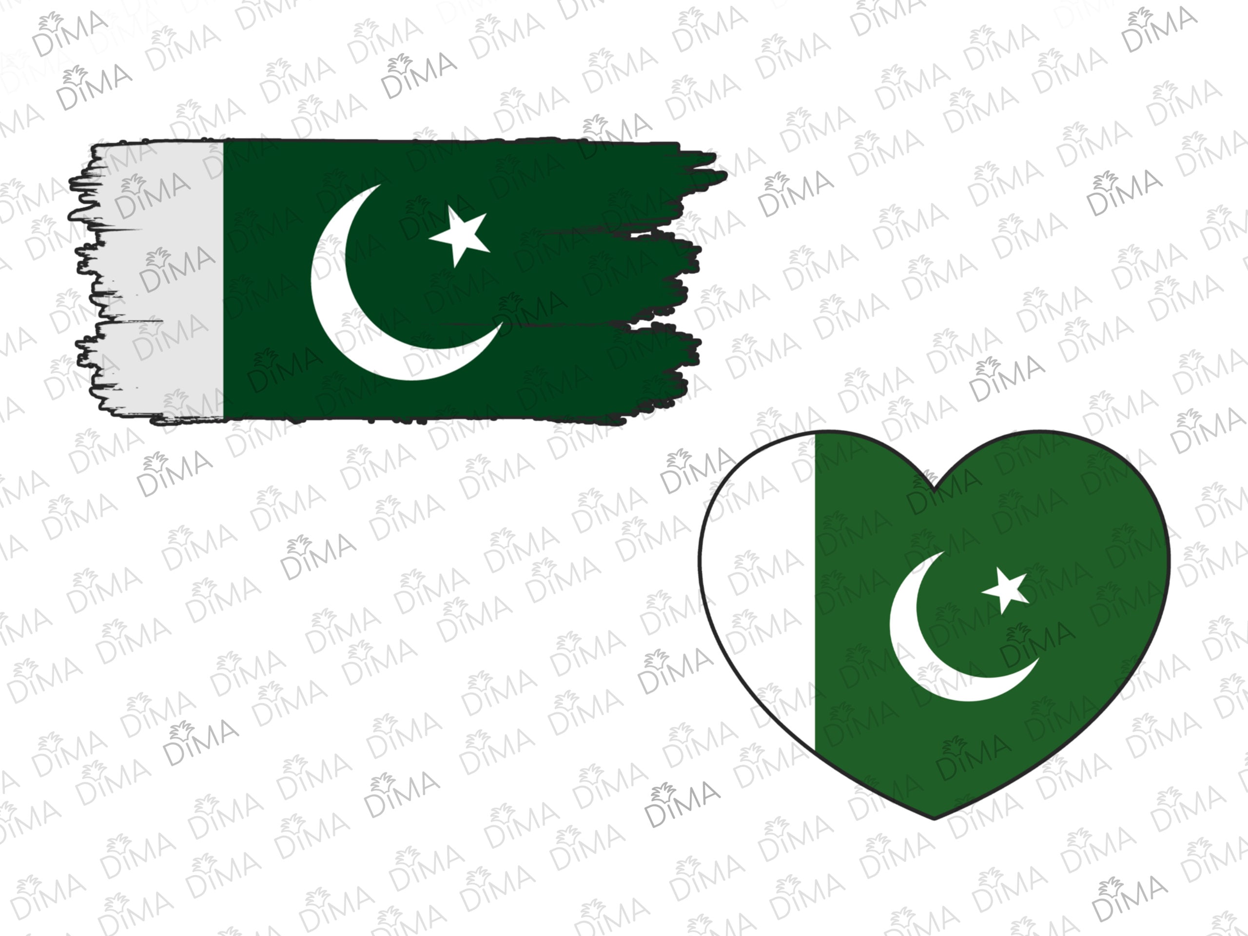 Pakistan Flag, Flag of the Star and Crescent Bundle(4), Parcham-e ...