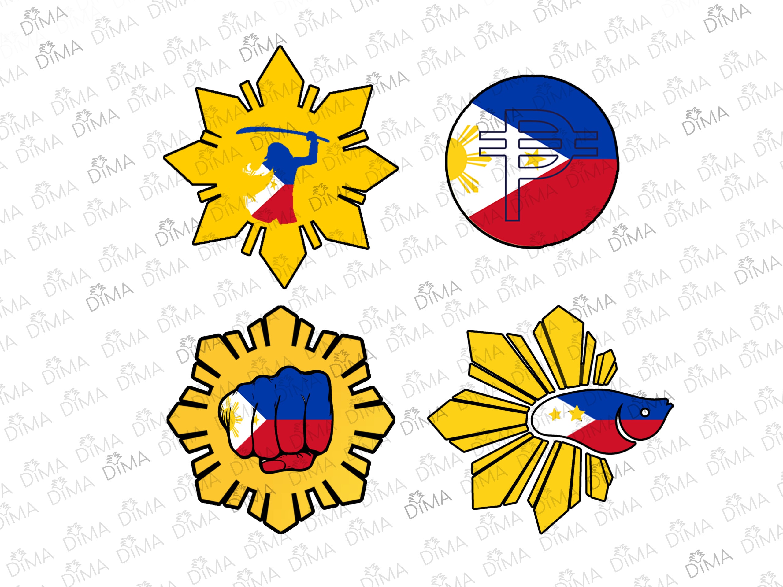 Philippines Flag Logo Design