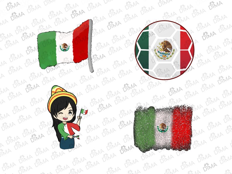 Mexico Flag Bundle 10, Mexico National Country Banner, Bandera De ...