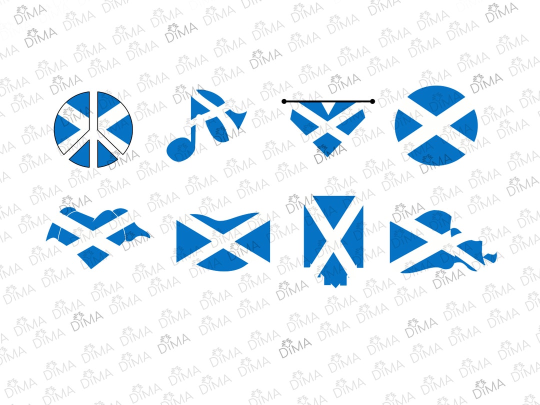 Scotland Flag Bundle (15), St Andrew's Cross, the Saltire, Scotland ...