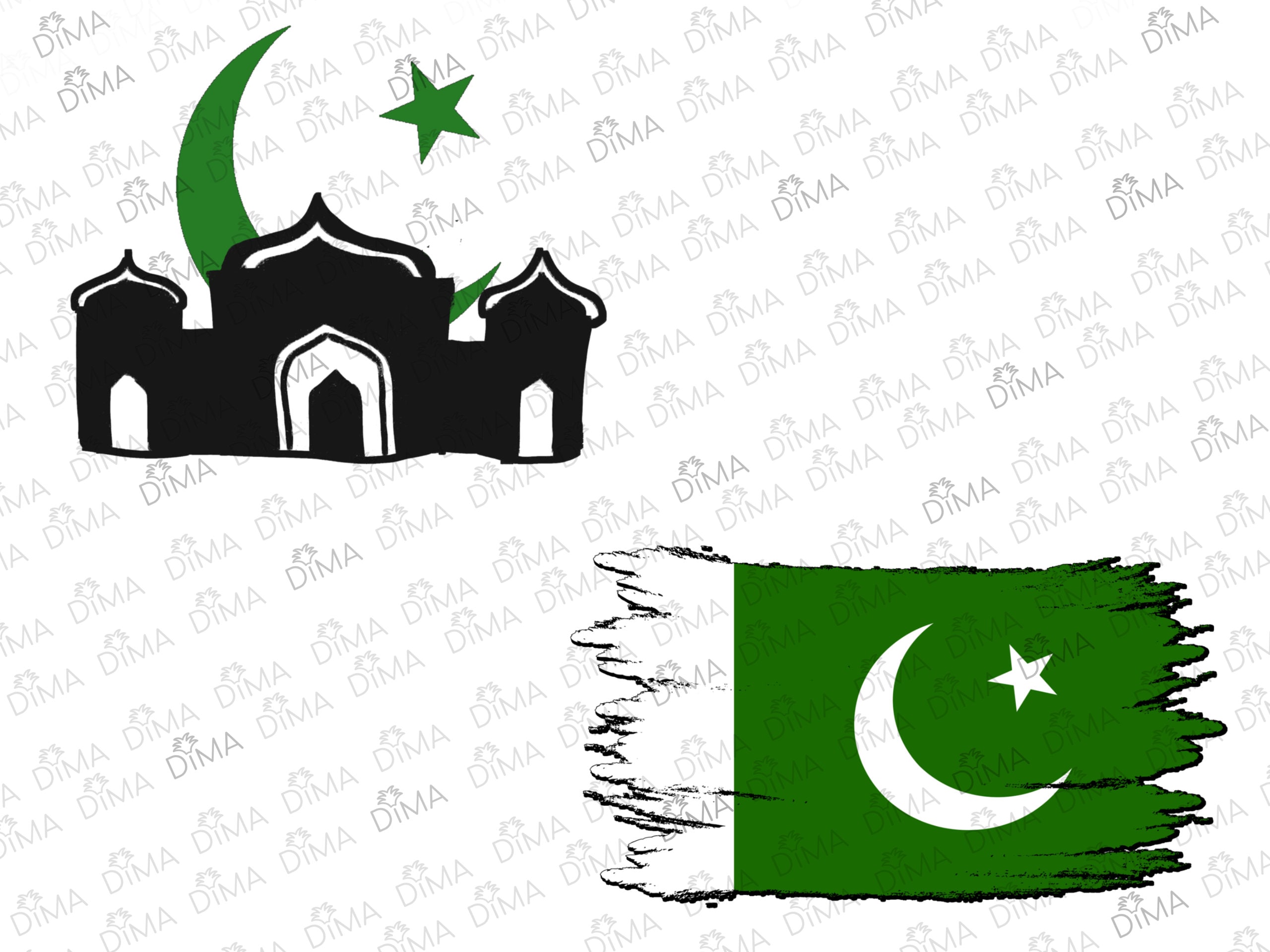 Pakistan Flag, Flag of the Star and Crescent Bundle(4), Parcham-e ...