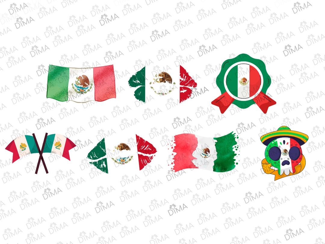 Mexico Flag Bundle 7, Mexico National Country Banner, Bandera De México ...