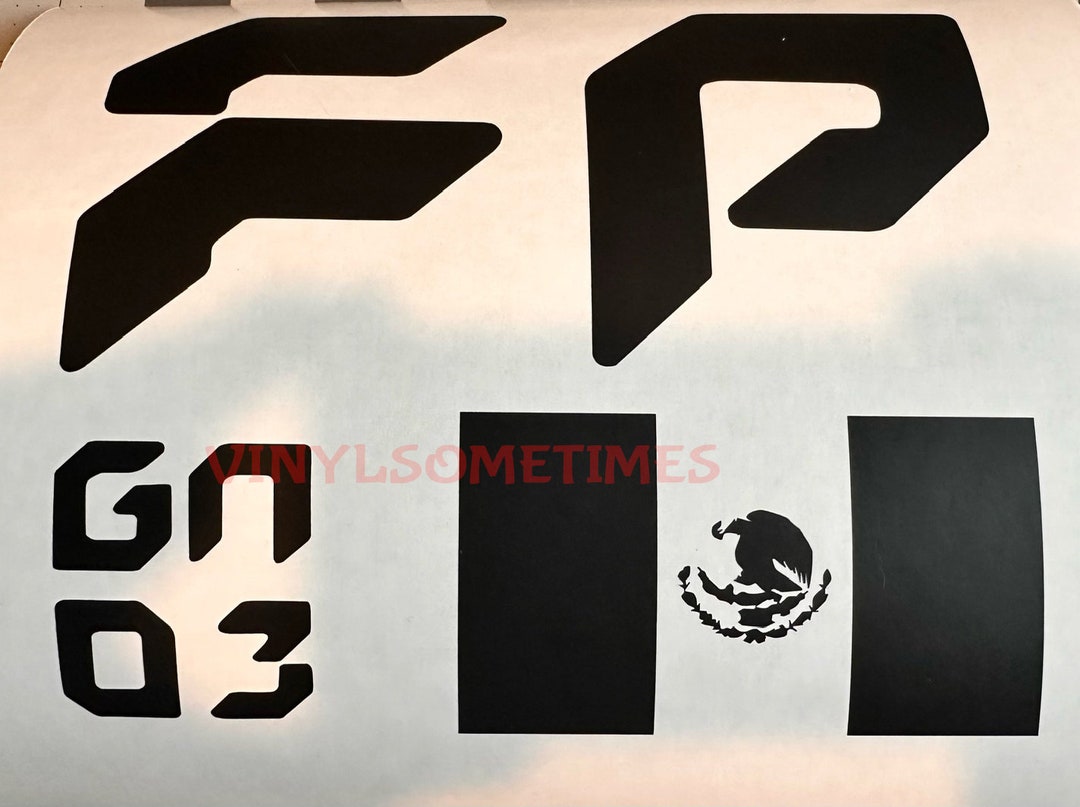 FP Performance Decal Mexican Flag Raptor Gen 3 Gen 2 Gen 1 - Etsy