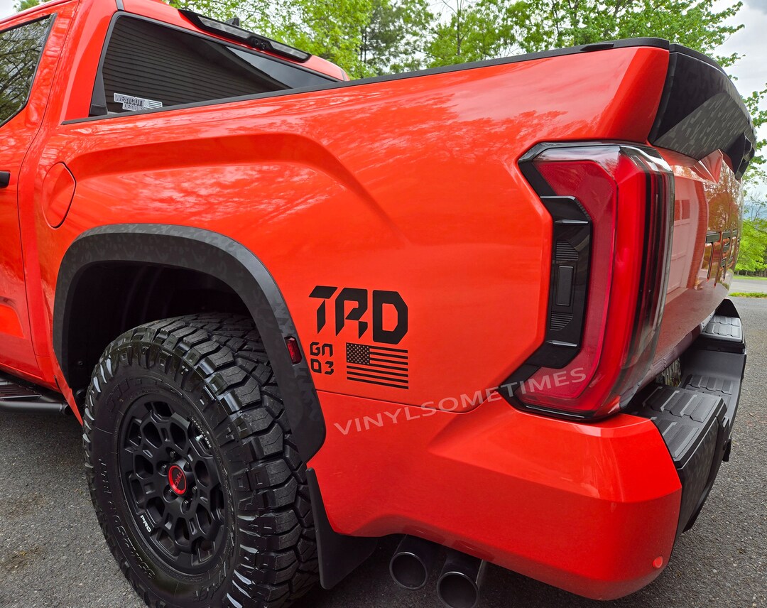 TRD Gen 3 Decals - Toyota Tundra - Etsy