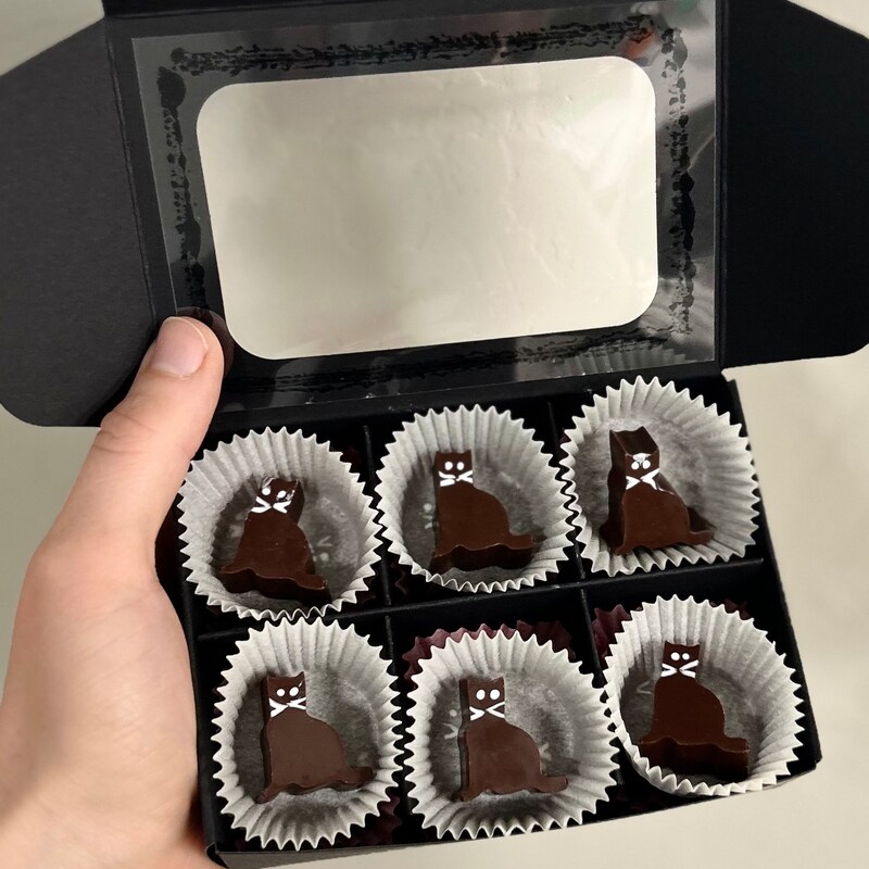 Chocolate Cat Candy - Etsy