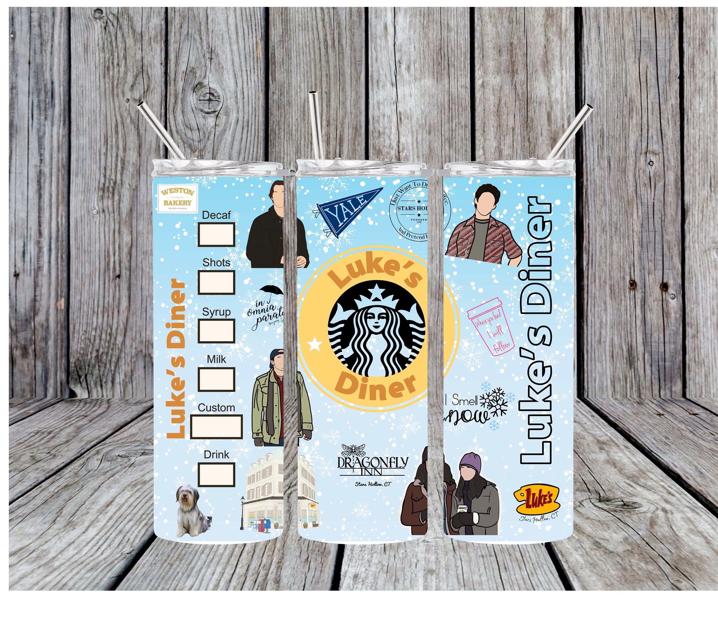 Luke's Diner Tumbler Wrap/png - Etsy