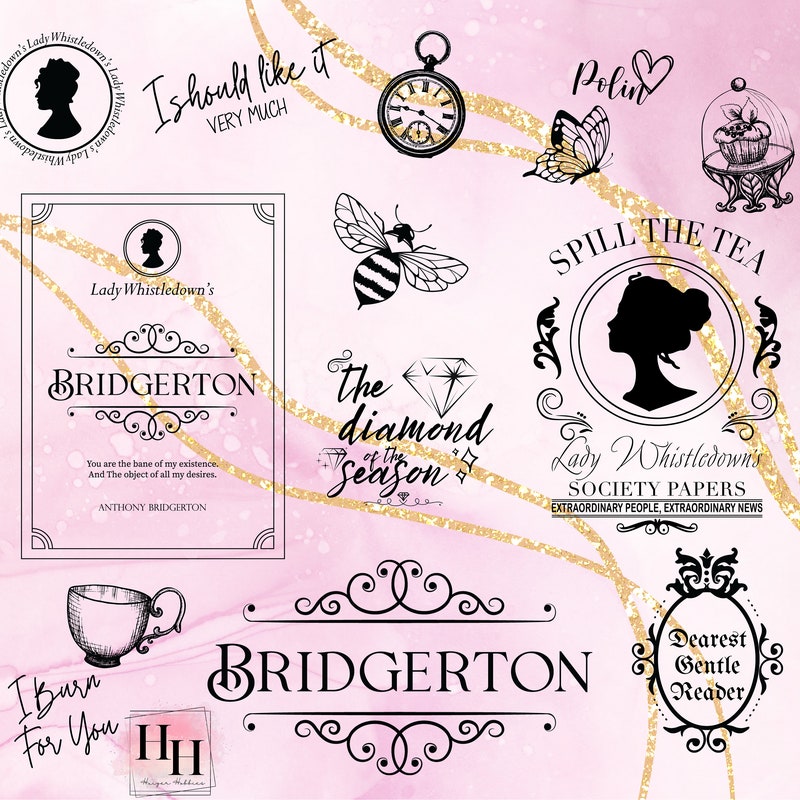 Bridgerton Svg - Etsy