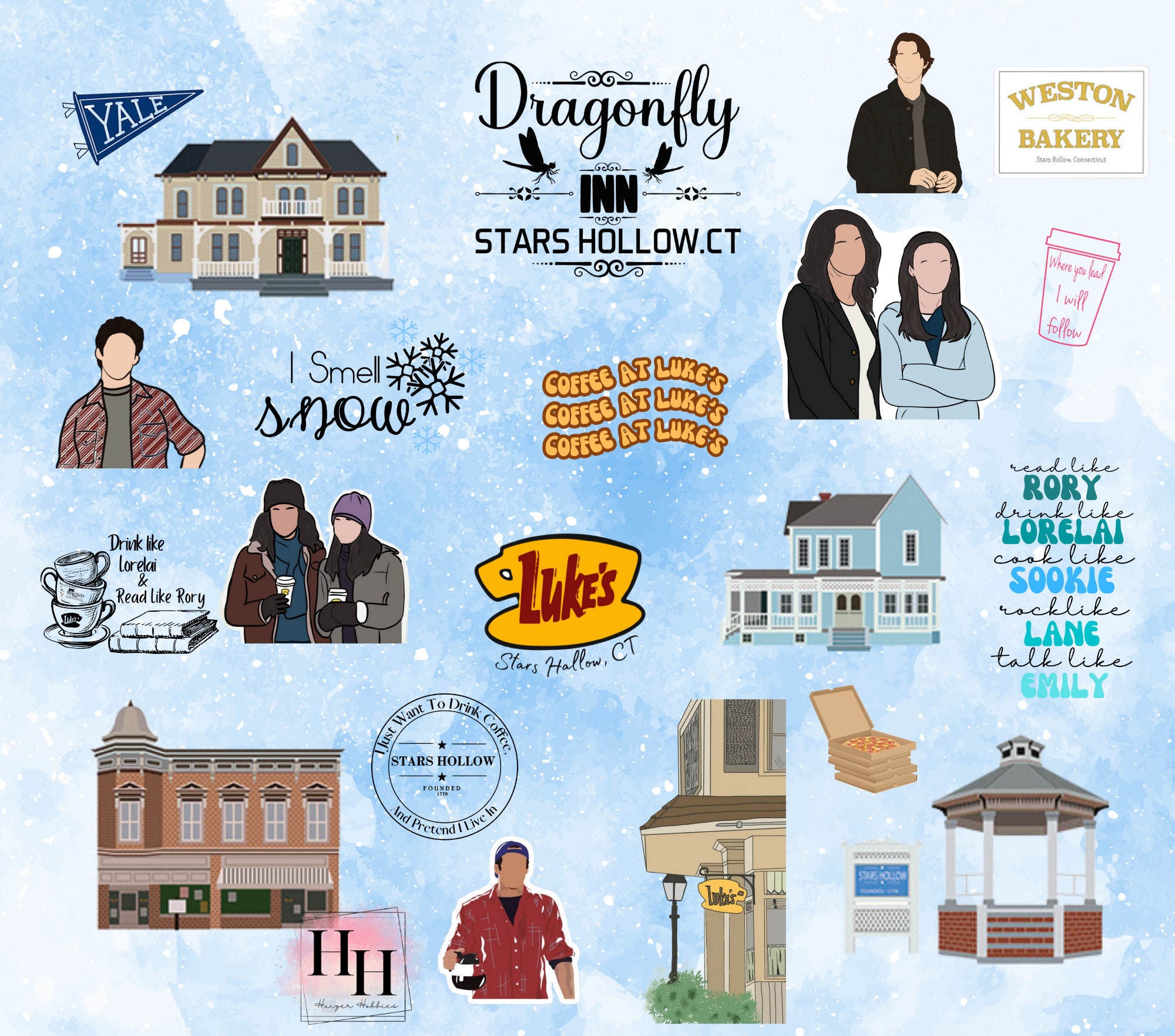 Stars Hallow Tumbler Wrap - Etsy