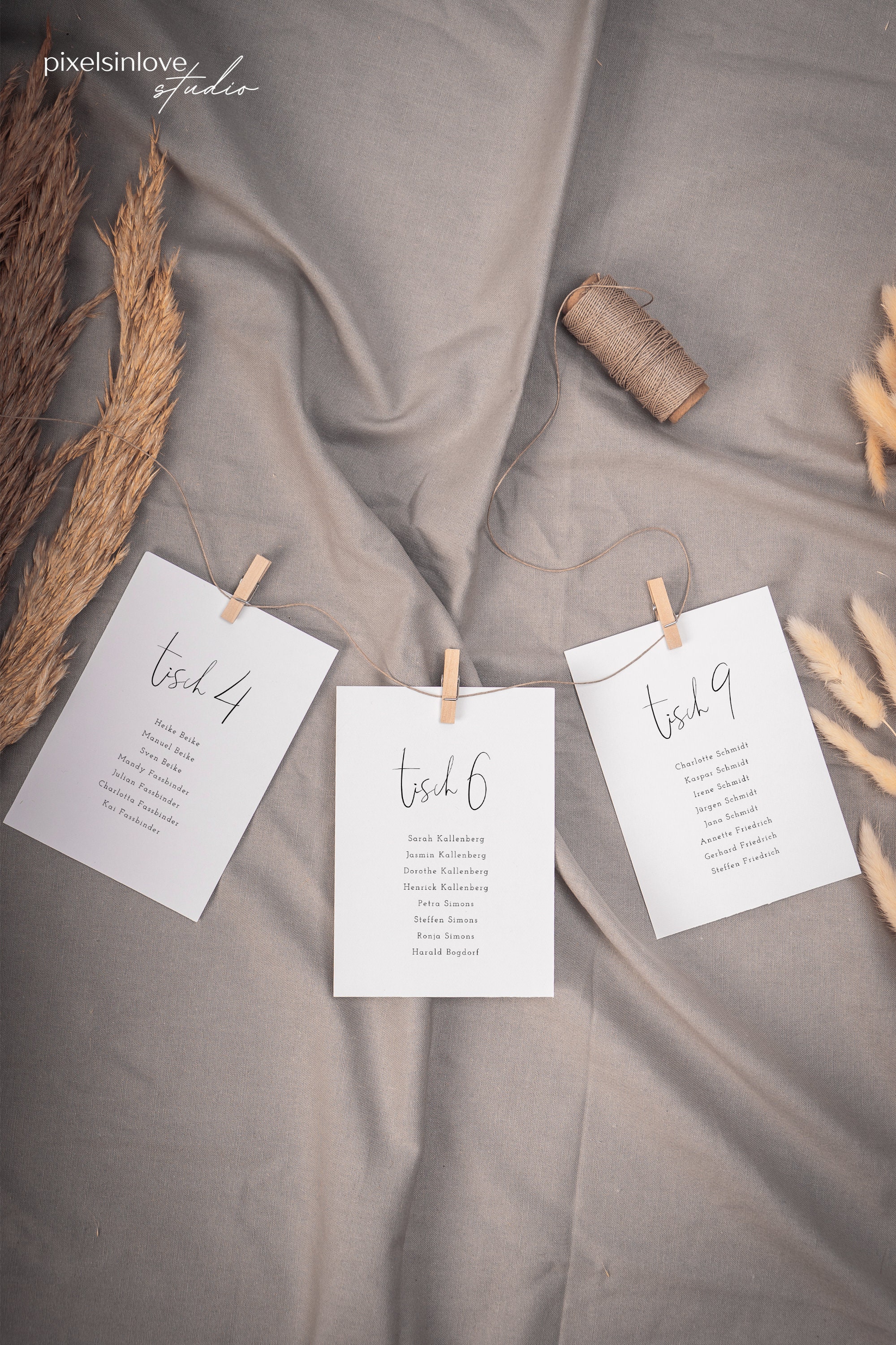 NALA Wedding Seating Charts for Hanging, Seating Plan, Hanging Seating ...