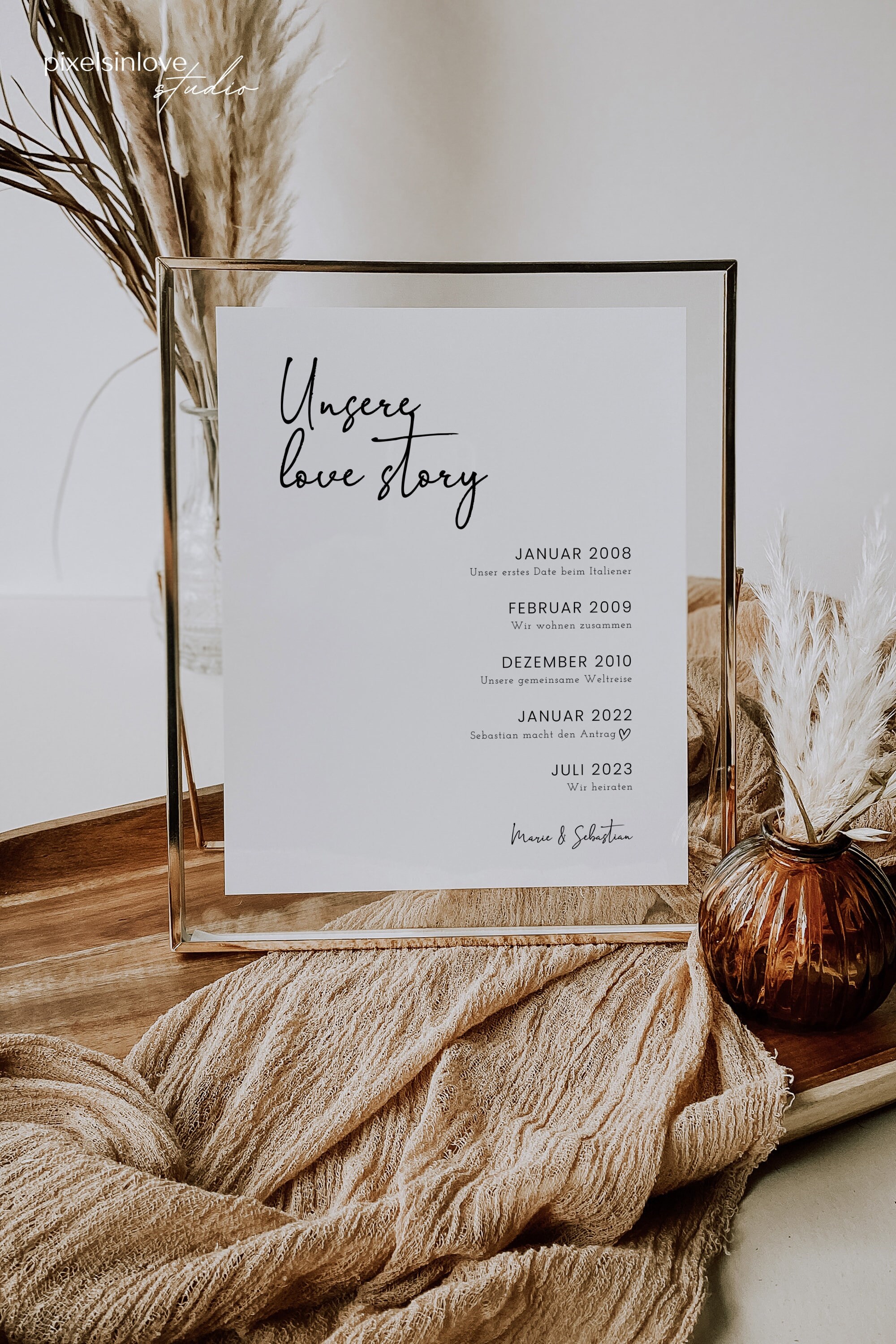 TIMON Personalized Poster: in Love, Engaged, Married, Digital DIY ...