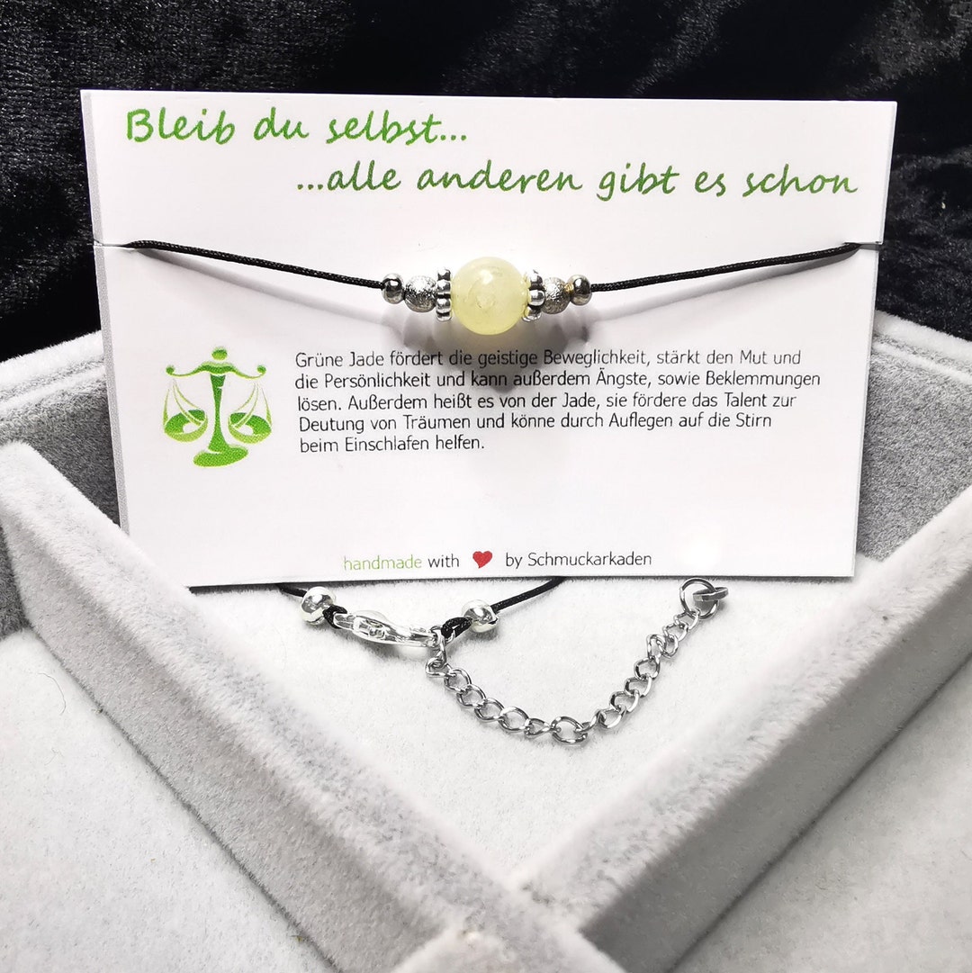 Zodiac Necklace Jade Green Zodiac Sign Libra Meaning Cards - Etsy