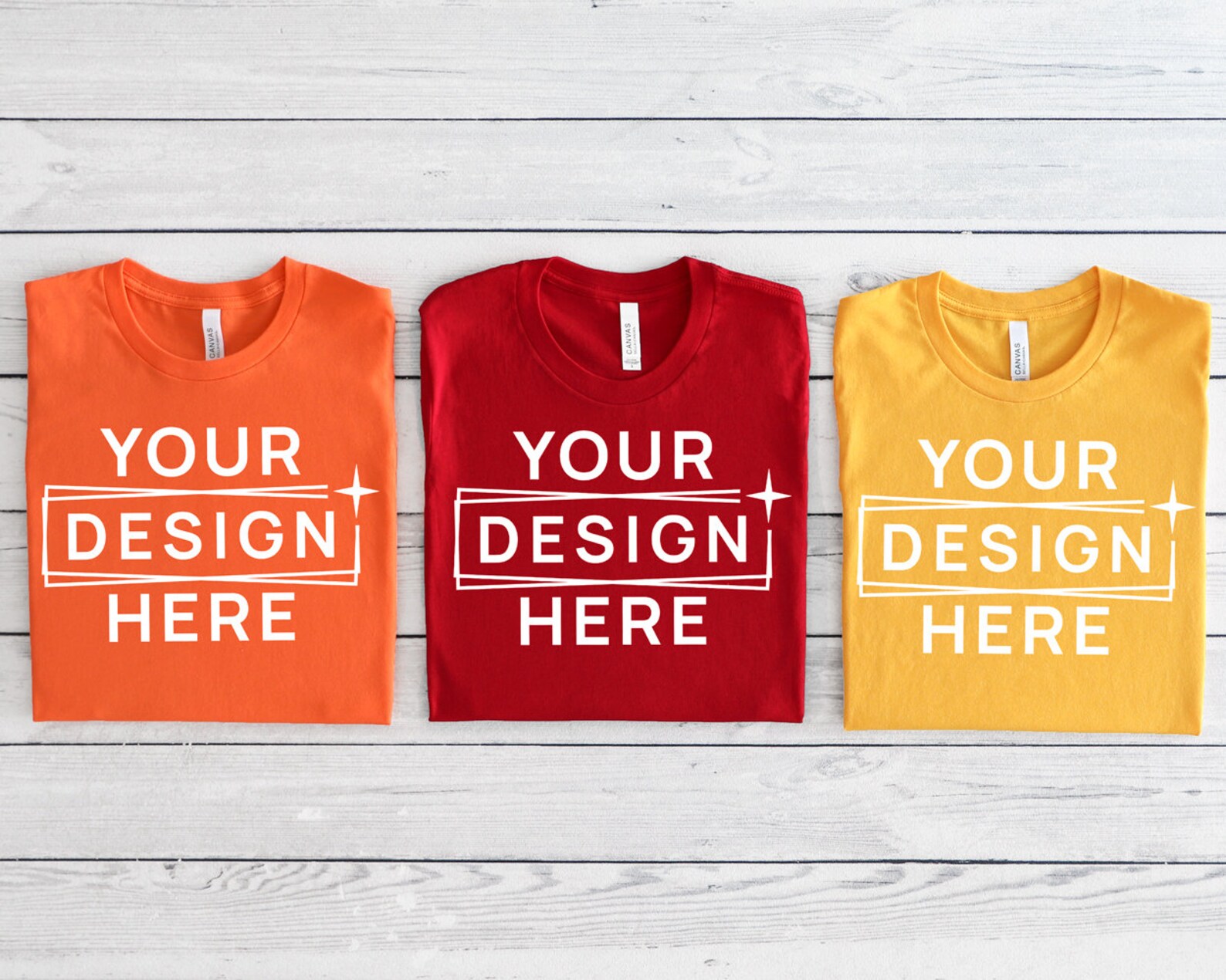 Bella Canvas Multiple Shirt Mockup 3001 Multiple Shirt - Etsy