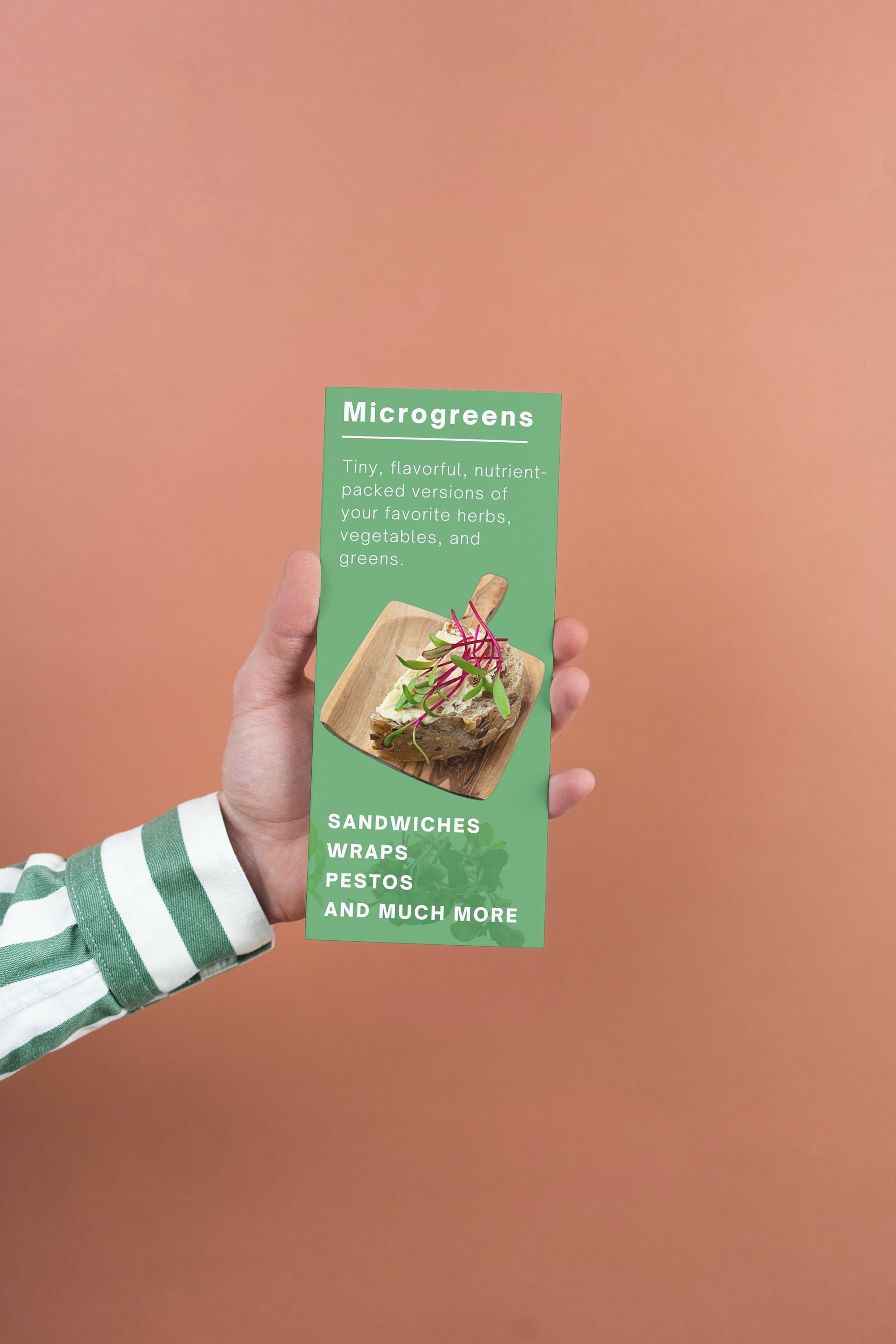 Bundle Sticker & Pamphlet Microgreen Farmer's Market Pack - Etsy