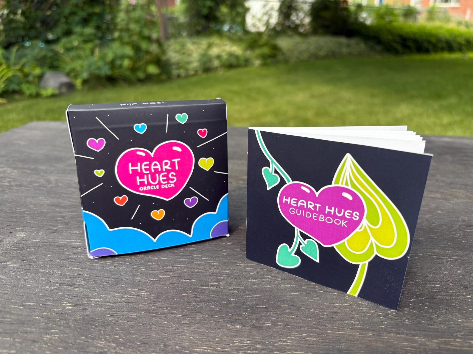 Heart Hues Oracle Card Deck - Rainbow Intuitive Cards + Guidebook - Etsy