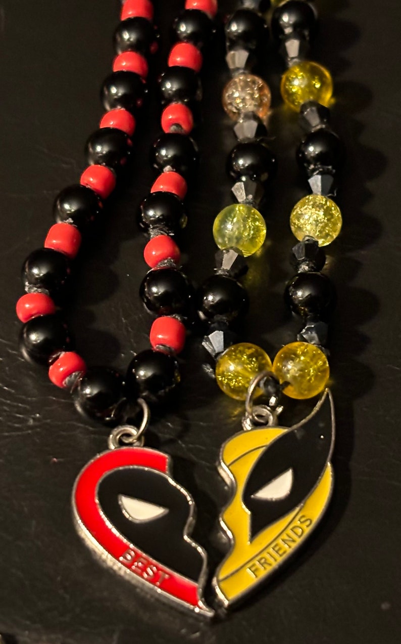 The Deadpool and Wolverine Bff Necklace s 563 - Etsy