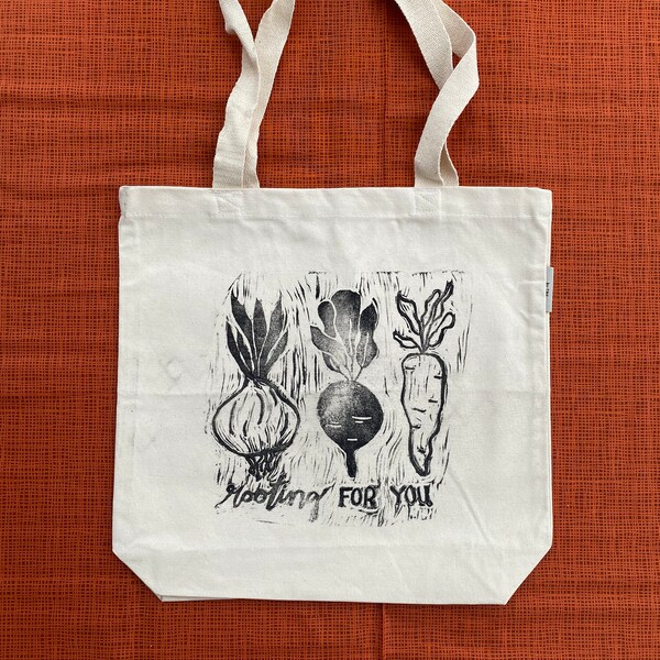 Vegetable Print Bag - Etsy