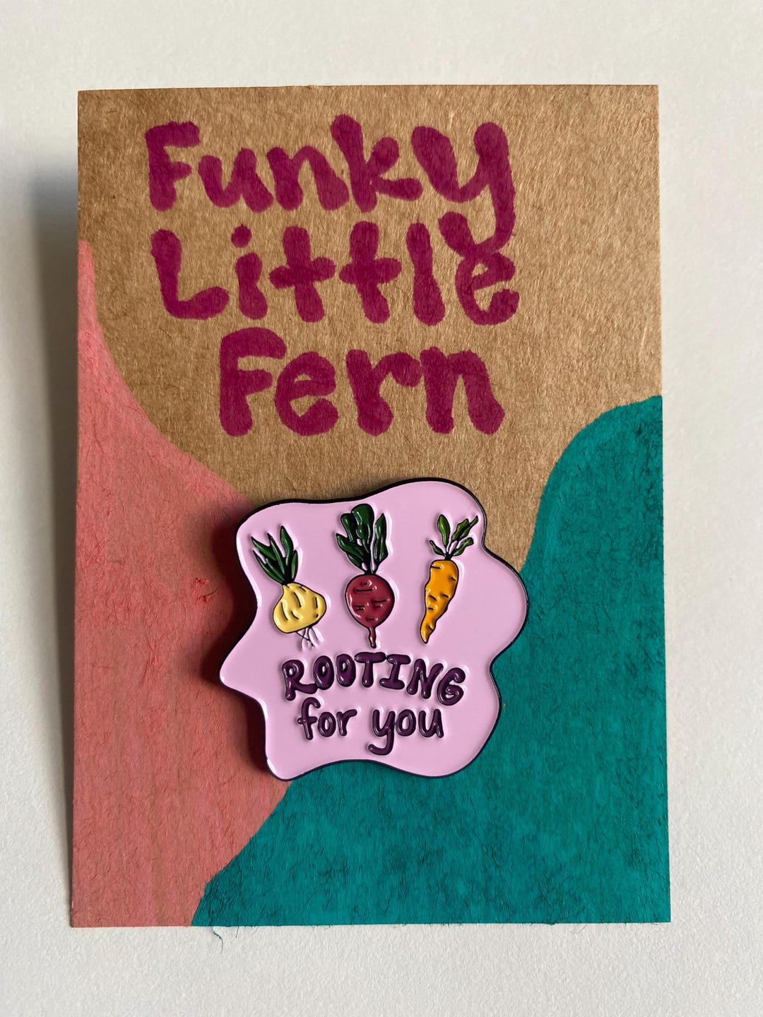 Rooting for You Enamel Pin Fun Pins for Tote Bags Encouragement Gift ...