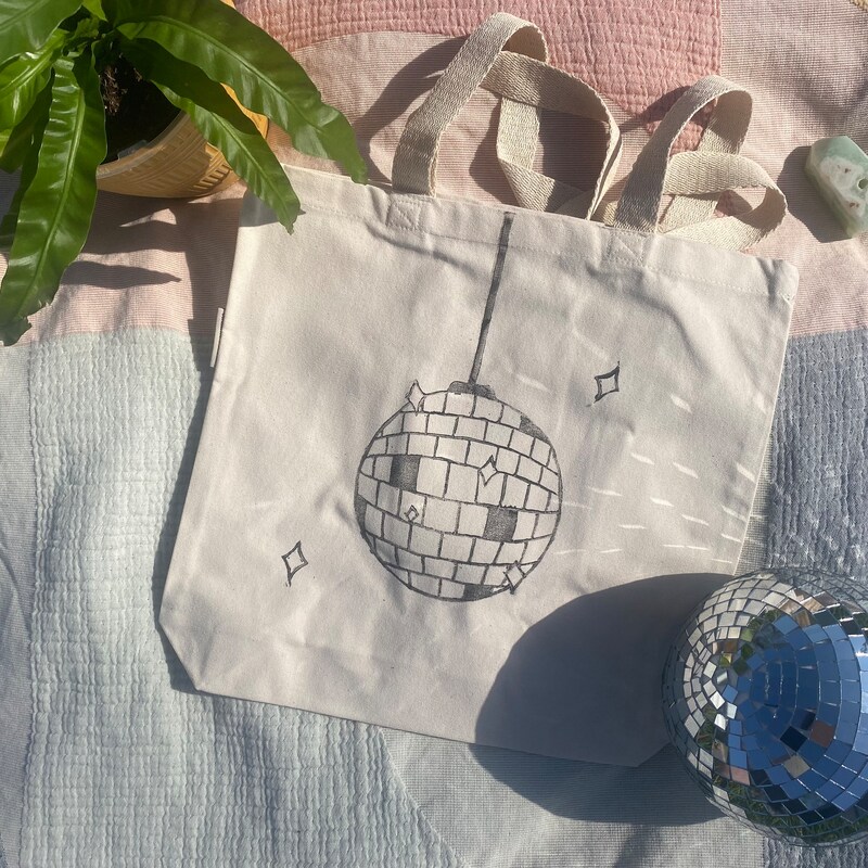 Funky Tote Bag - Etsy