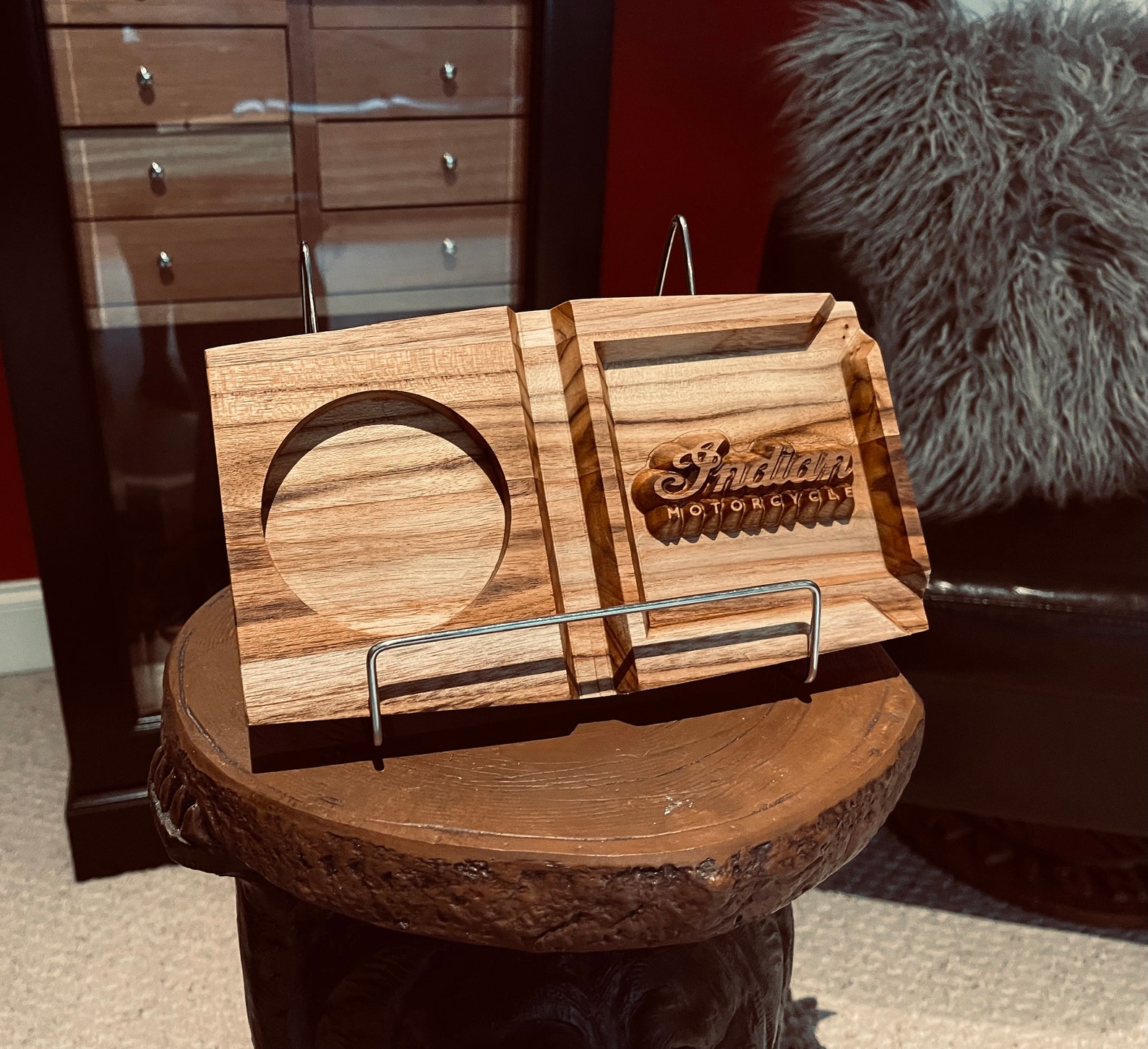 Indian Motorcycle Cigar and Scotch Tray - Etsy