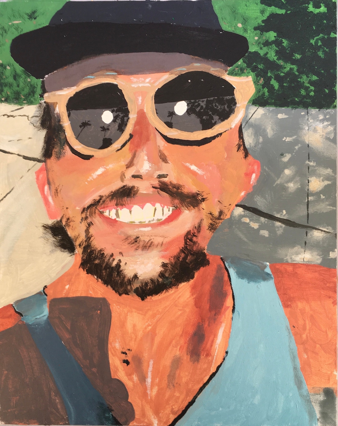 Self Portrait With Glasses - Etsy